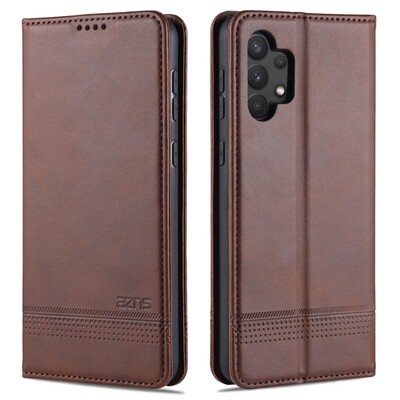 适用三星Galaxy M32 5G手机壳皮夹SM-A326B/DS外壳翻盖SM一A326B/DS保护套6.50英寸SMA326B钢化膜磁扣全包插?