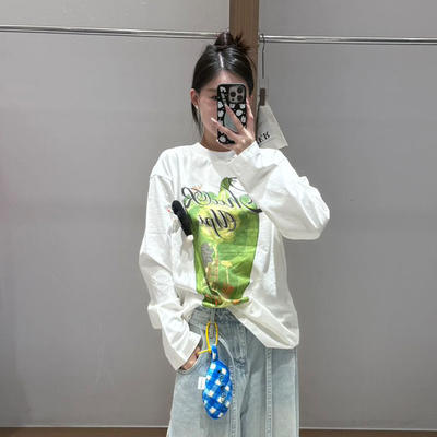 【现货】cheeriupi设计师新款25秋季鼹鼠的青椒屋长袖T恤