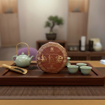 2023年玫瑰金系列包包寨单株古树茶 357克 普洱生茶