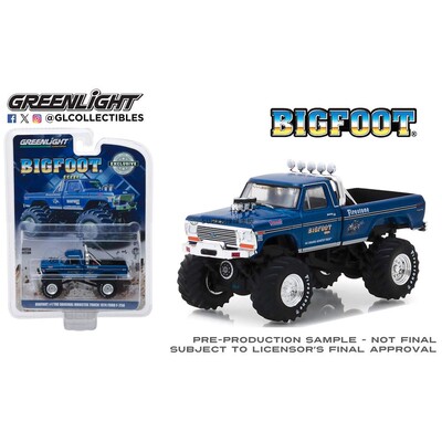 绿光 1:64 1974 Ford福特F-250 大脚车 Bigfoot #1大脚一号 29934