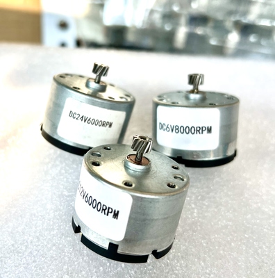 520 微型直流电机 6V12V24V 6000rpm JGB37-520专用单马达 10齿