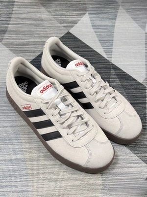 阿迪达斯Adidas VL Court  T头鞋休闲板鞋情侣男女低帮板鞋JS3003
