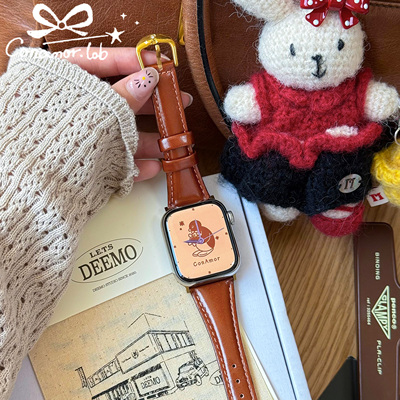 CA.爱心钻油润真皮表带