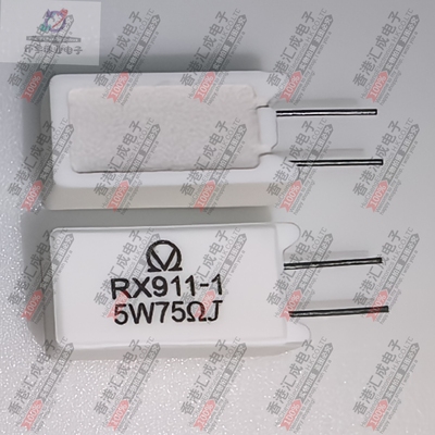75R 75OHM 75欧 5W RX911H-5W-75RJ DIP2 水泥绕线电阻 全新原装