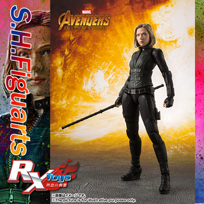 手办可动人shf黑寡妇复仇者联盟