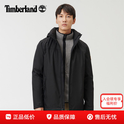 Timberland添柏岚男秋冬户外防水防风抓绒内胆三合一冲锋衣A2EU1