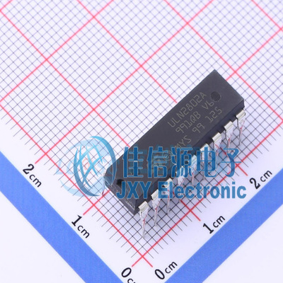 达林顿晶体管阵列      ULN2802A  ST(意法半导体)  DIP-18