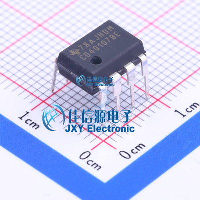 逻辑门     CD40107BE  TI()  DIP-8