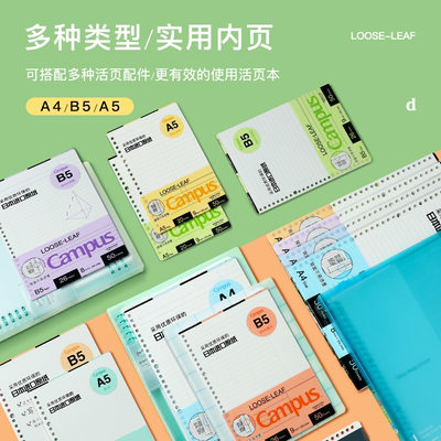 20孔替芯横线方格活页本国誉