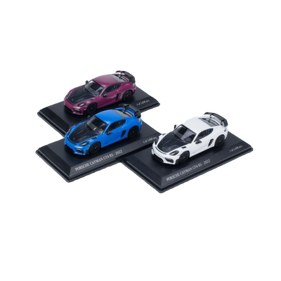 MINICHAMPS迷你切 1:64保时捷Cayman GT4RS 合金汽车模型收藏摆件