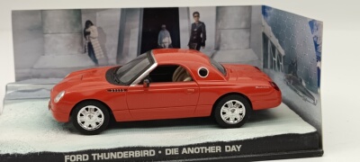 法国UH车模 1:43 福特 雷鸟 Ford Thunderbird 007电影 版全新