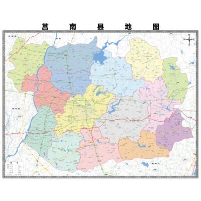 莒南县市区域县市地图街道分布地区区域图办公室贴图挂图