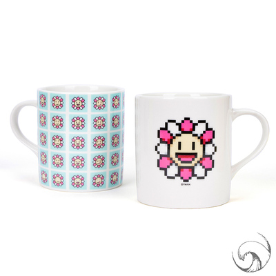 村上隆像素太阳花kaikai马克杯子