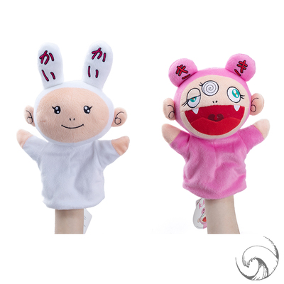 村上隆毛绒安抚公仔手偶