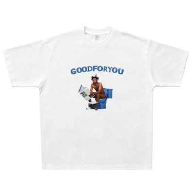 Amine Good For You 美式复古纯棉T恤 vintage宽松小众街头短袖