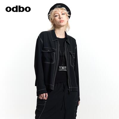 欧迪比欧2025春夏新款直筒型通勤