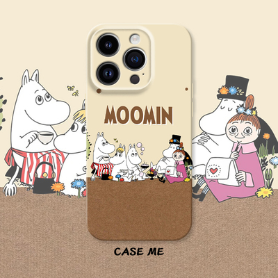 姆明谷团聚moonmin适用iphone16/15pro苹果17Promax华为NOVA13/P70pro荣耀300/vivox200/x100iQOOZ9/Z8手机壳