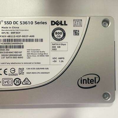 Dell S3610 800G SATA SSD 09F3--议价商品