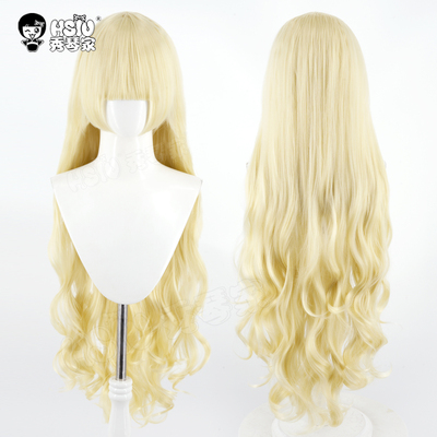 秀琴家 维多利加gosick哥德萝莉cos假发 维包子 金色妖精卷发假毛