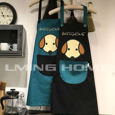 卡通情侣lminghome品牌布艺围裙