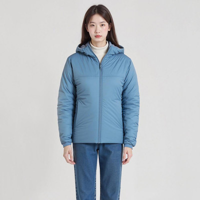 女款阿童木连帽保暖新雪丽棉服