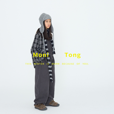 monitong法兰绒日系四季翻领