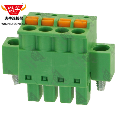 3.81mm炎牛弹簧接线端子15EDGKDM