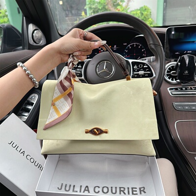 JULIA COURIER女包大容量慵懒托特包包女2026新款单肩斜挎包通勤