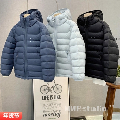 牛哆哆童装儿童连帽轻薄款羽绒服