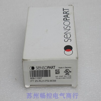 *现货销售*全新森萨帕特SENSOPART传感器 FT25-RLH-PS-M3M 现货