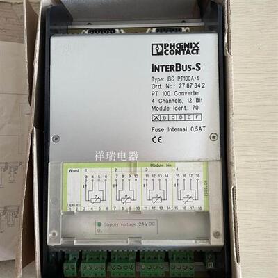 phoenix控制器 INTERBUS-S IBS PT100A/4 2787842询价