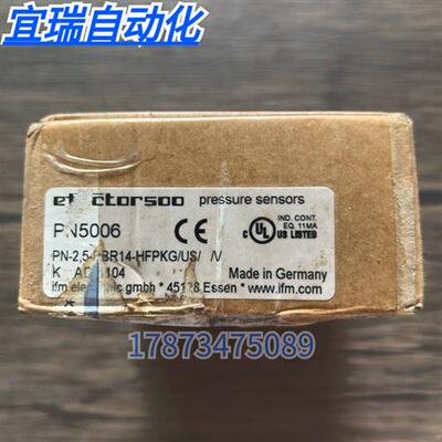 全新原装正品 IFM PN5006 压力传感器 实物拍摄 现货销售