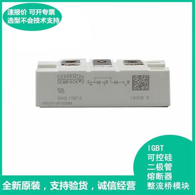 原装进口整流桥SKKD170F12 SKKD150F12 SKKD205F06询价全新