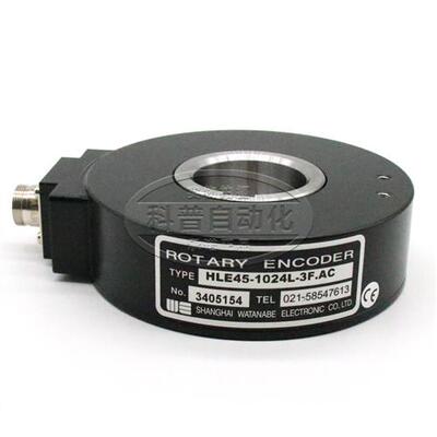 现货全新 日本渡边电梯起重机专用编码器 HLE45-1024L-3F.AC