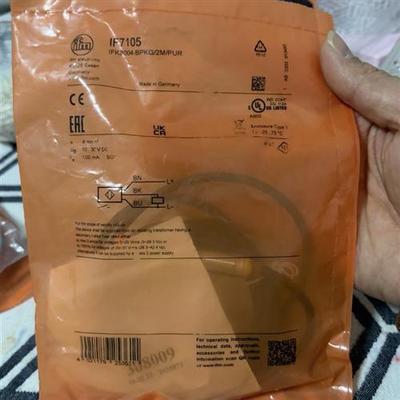 IF7105. 易福门接近开关,数量1  M12螺纹,PNP