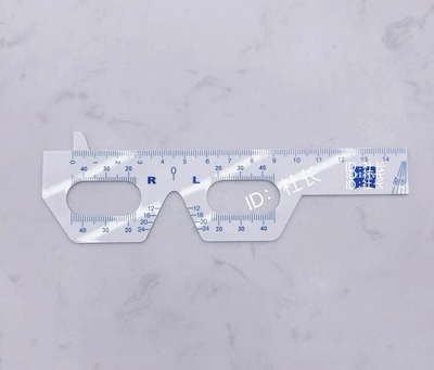 蔡司尺子眼镜店用工具尺验光加工测量尺可测量瞳距眼睛瞳孔PD尺