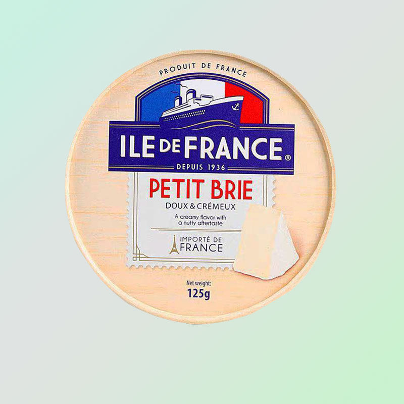 法国进口博格瑞法兰希小布里即食原制奶酪软质芝士125gBrieCheese