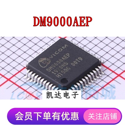 DM9000AEP DM9000 贴片QFP-48封装 全新进口原装 以太网芯片 IC