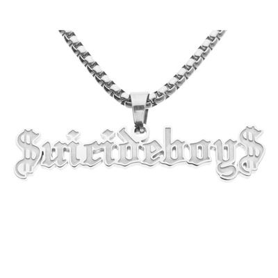 Suicideboys SUICIDE BOYS $ necklace 欧美男女嘻哈项链