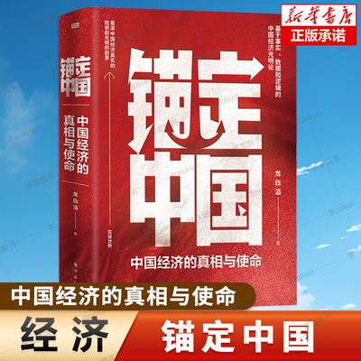 锚定中国 龙白滔 著 看清中国经济现状与前景 消费信心不足宏观经济 基于事实和数据的宏观分析读懂经济基本面 发展机遇书籍