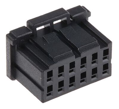 2-1827864-6 泰科/安普 TE/AMP 12P连接器外壳 护套 进口原装正品