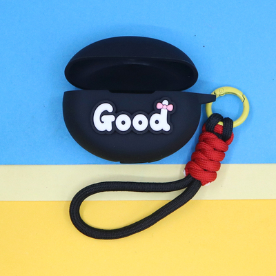 适用OPPO Enco air5/4/3/2pro蓝牙耳机保护套air2i/3i/4i/R3pro潮酷个性简约可爱萌卡通英文字连体硅胶软壳