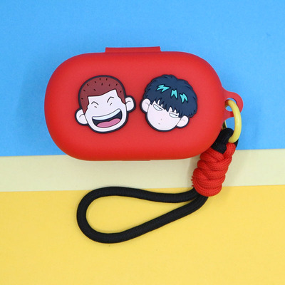 适用JBL Endurance Peak3挂耳式蓝牙耳机保护套Peak2潮酷个性动漫灌篮高手樱木花道流川枫手绳挂饰硅胶软壳