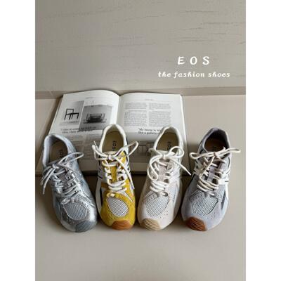 EOS女鞋2599-1实体店同售歪头萌萌头镂空网鞋2026舒适百搭休闲鞋