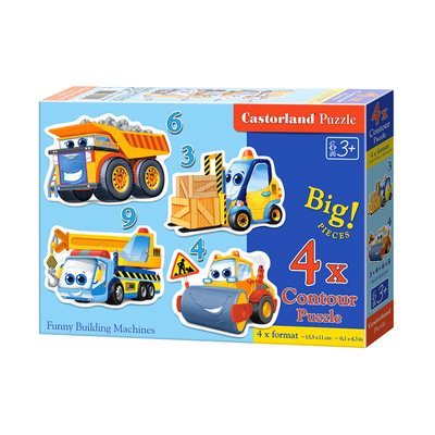 进口儿童建筑机械拼图