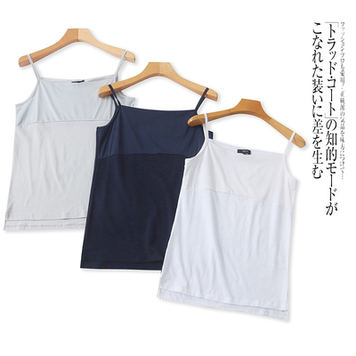 E3384外贸欧美单女士吊带上衣春夏新款抹胸弹力修身百搭打底背心