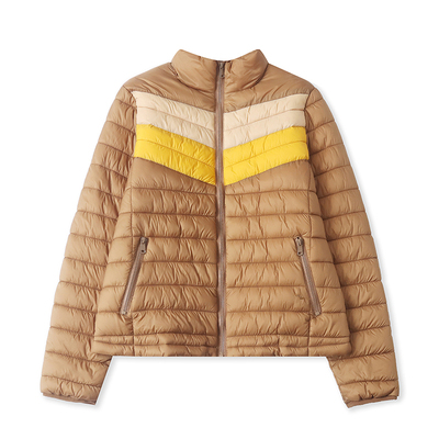 H4504外贸欧美单男士休闲棉衣冬季新款立领拼色学院风男生棉服