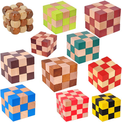 木制益智类玩具神龙摆尾