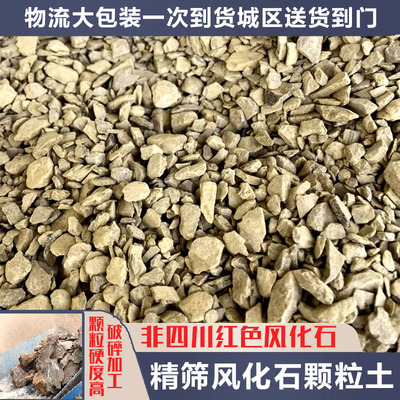 盆景颗粒土风化石养桩不板结