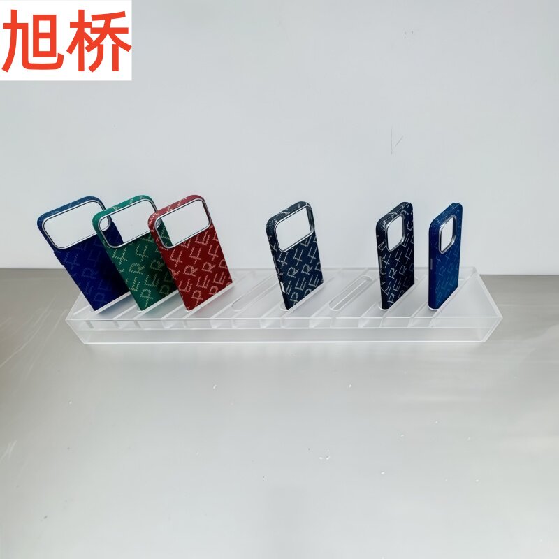 亚克力陈列架手机壳展示架壳膜支架数码展架多功能透明手机展示